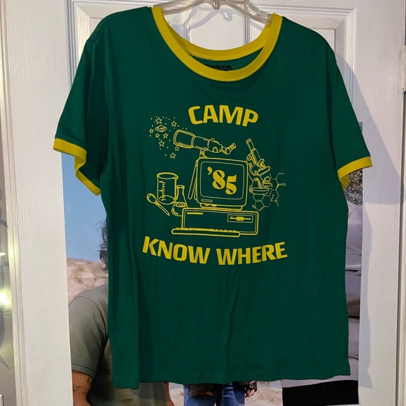 Netflix | Shirts | Stranger Things Dustin Camp Know Where Shirt | Poshmark